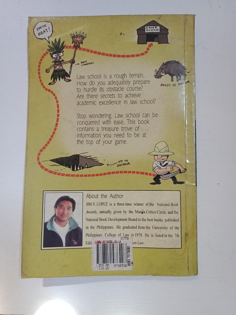 How To Excel In Law School by Jim V. Lopez, Hobbies & Toys, Books ...
