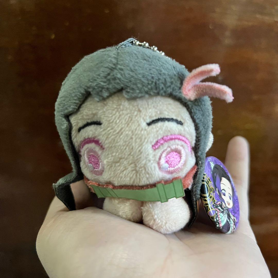 Japan Demon Slayer Kimetsu No Yaiba Nezuko Plush Keychain & Mini ...