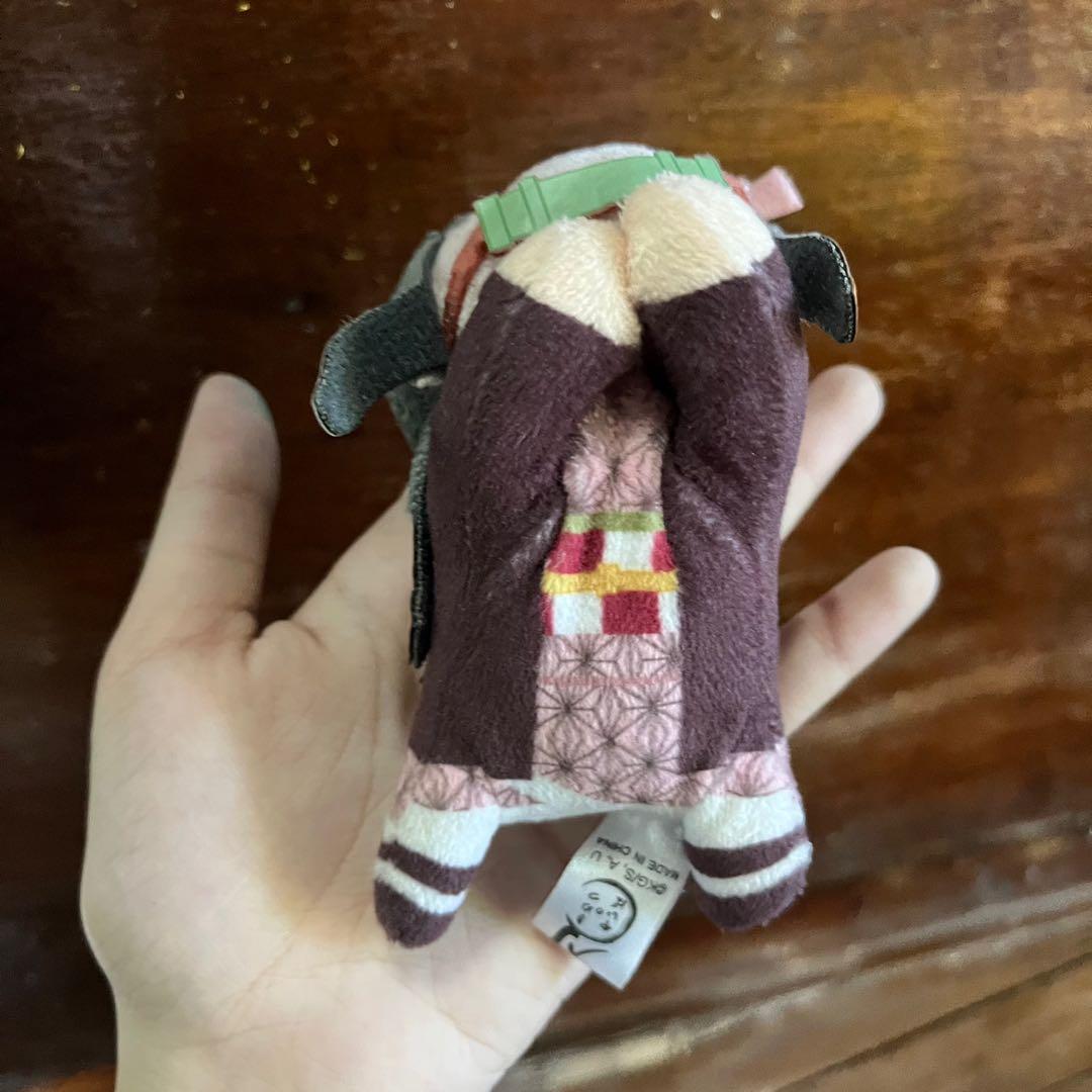 Japan Demon Slayer Kimetsu No Yaiba Nezuko Plush Keychain & Mini ...