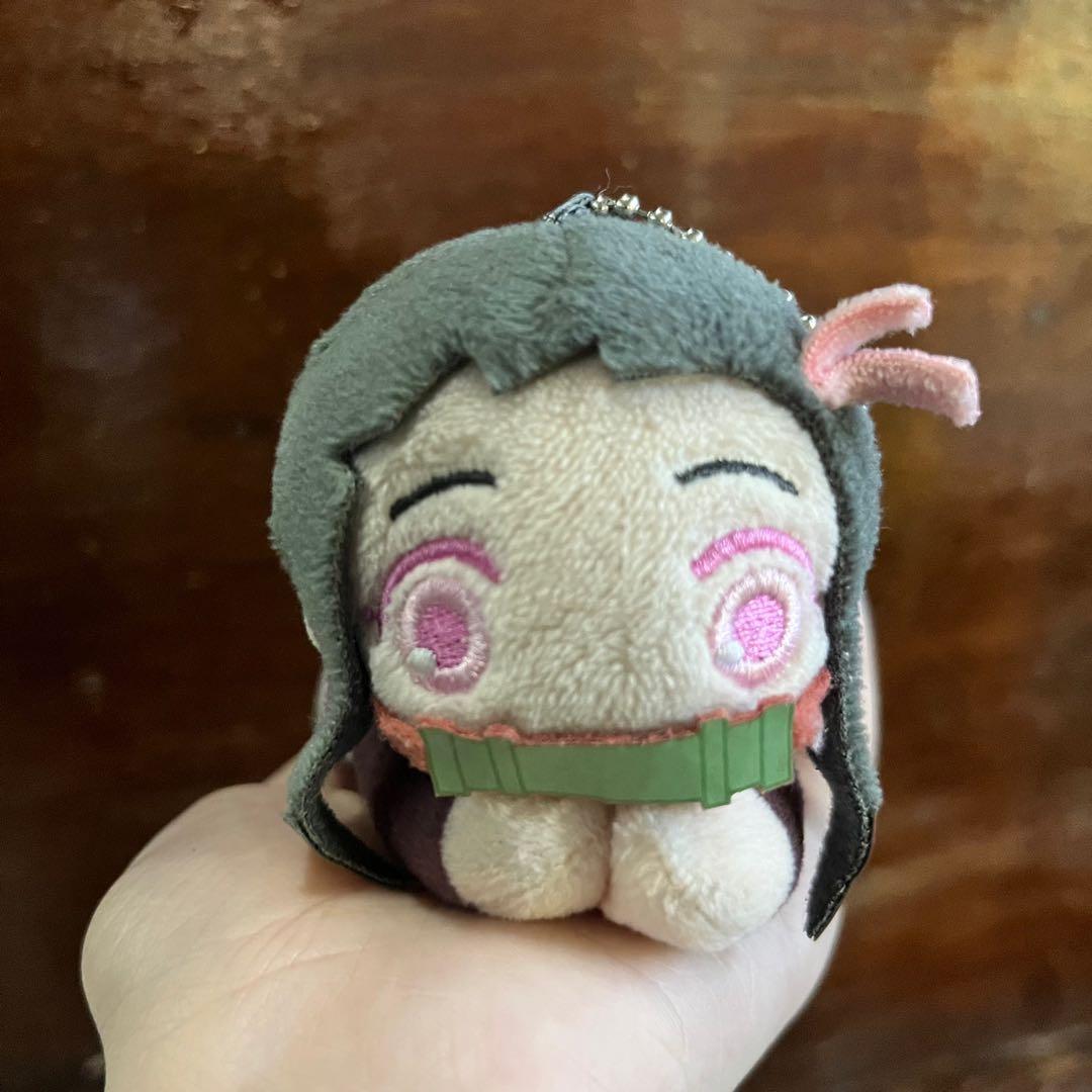 Japan Demon Slayer Kimetsu No Yaiba Nezuko Plush Keychain & Mini ...