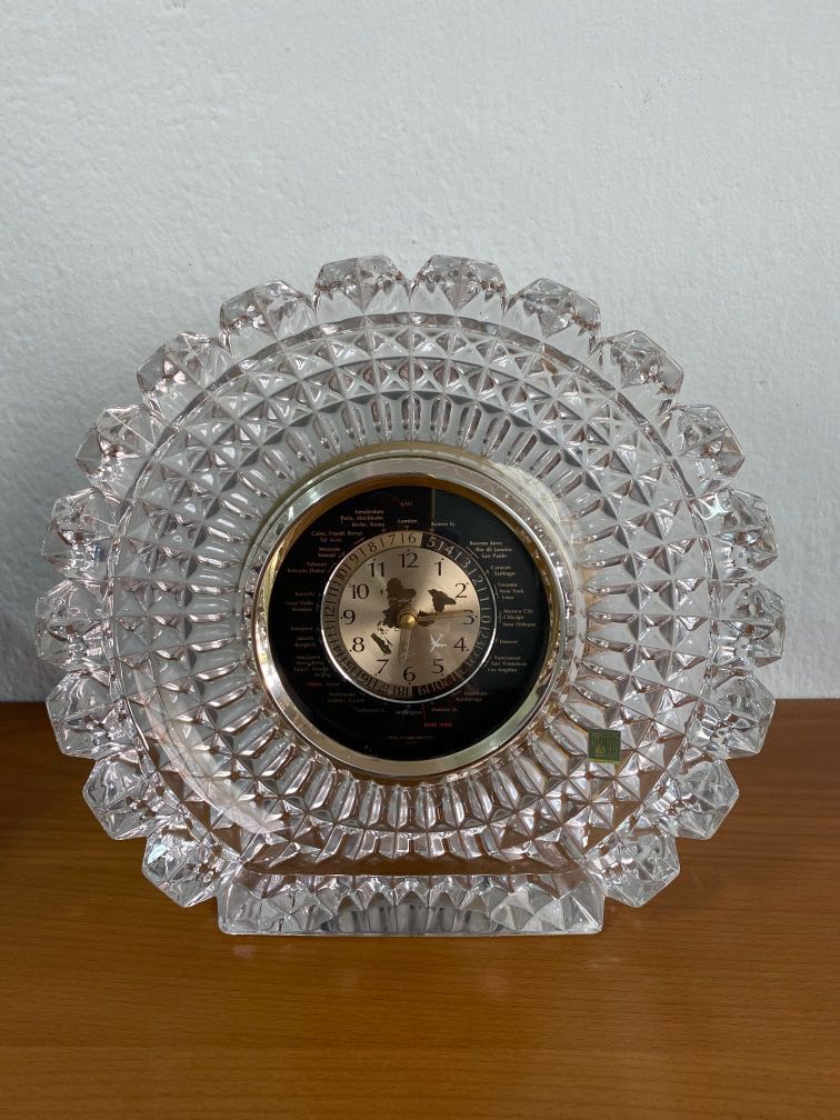 Japan Hoya Crystal Clock (World), Furniture & Home Living, Home Decor ...