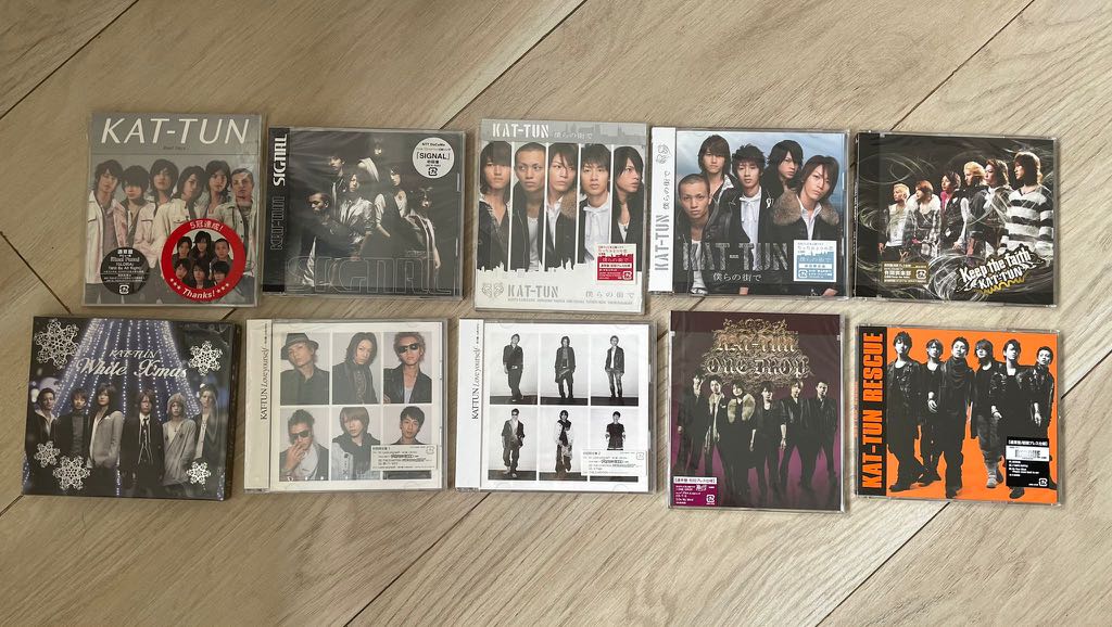 KAT-TUN 單曲 Single CD & DVD, 興趣及遊戲, 音樂、樂器 & 配件, 音樂與媒體 - CD 及 DVD - Carousell