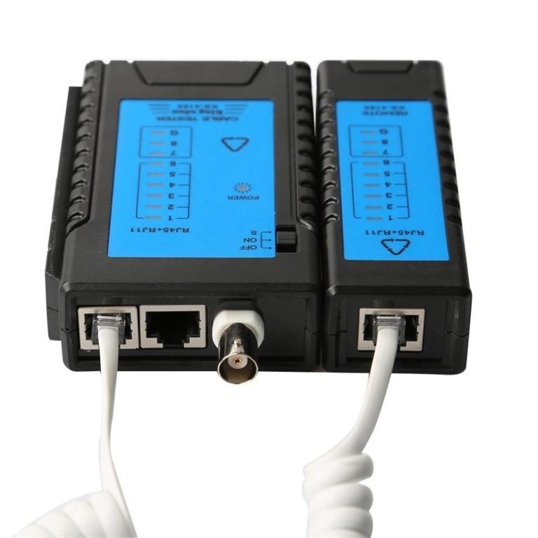 Kingsdun KS-4160 RJ45 RJ11 Cat5 Cat6 LAN Cable Tester Handheld Network ...