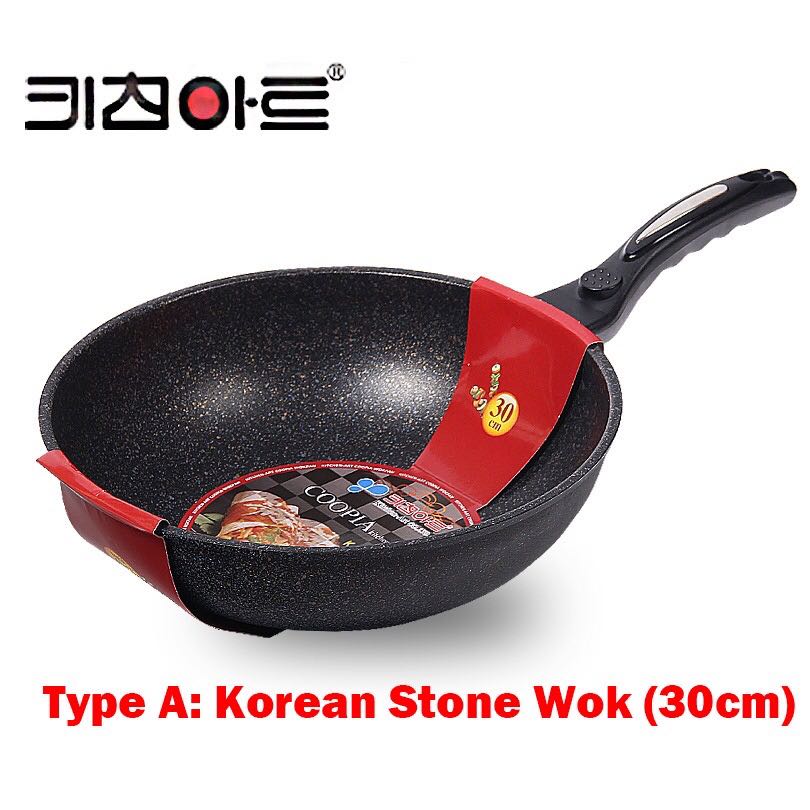 Korean Wok 30cm, Furniture & Home Living, Kitchenware & Tableware ...