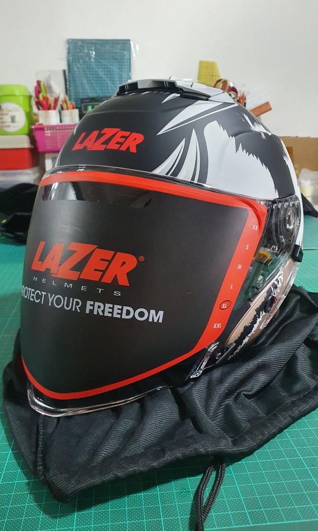 NEW Lazer Tango SR evo Psb approve Xl motorcycle helmet, Motorcycles ...