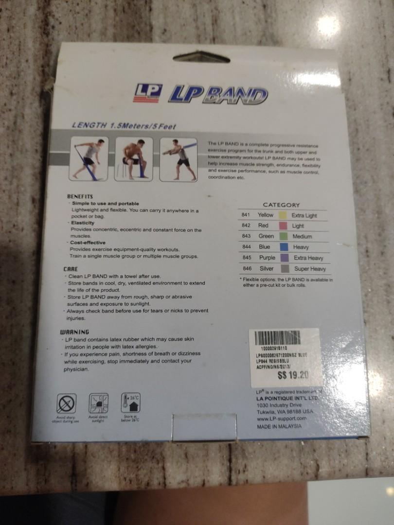LP Band, Sports Equipment, Exercise & Fitness, Toning & Stretching ...