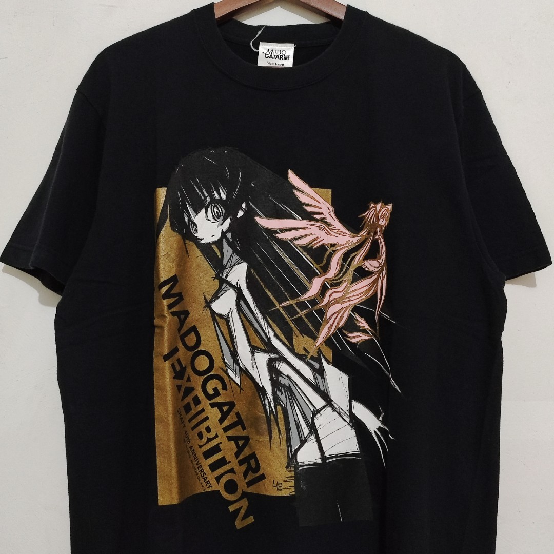 Madogatari Exhibition Anime Shirt Monogatari Series Madoka Magica ...