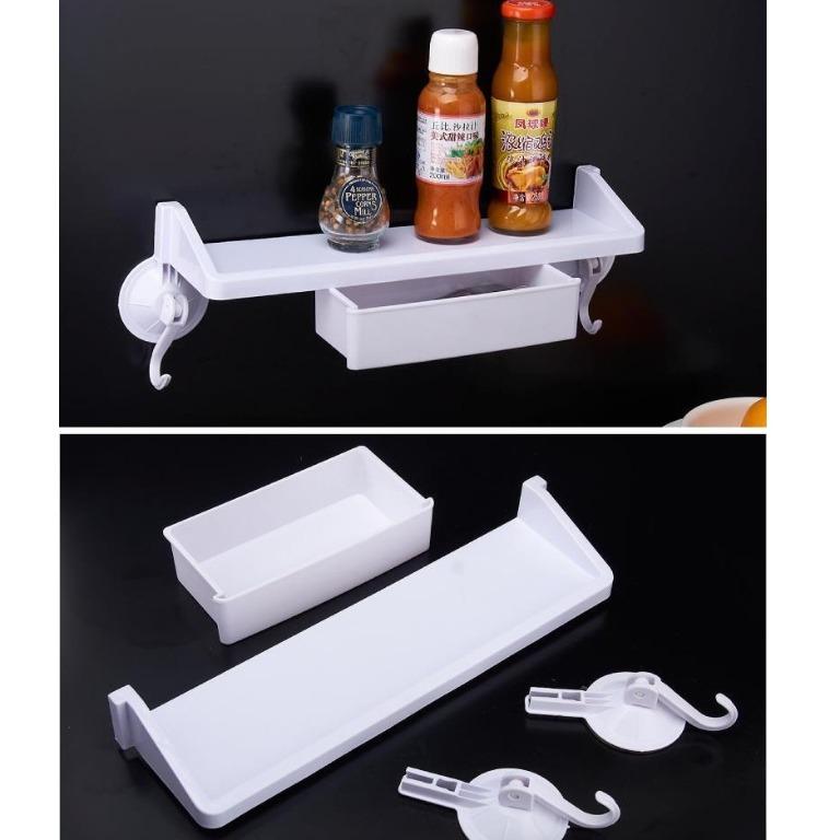 Magic Drawer Shelf Wall Suction Storage Rack Storage Rack (S00010716 ...