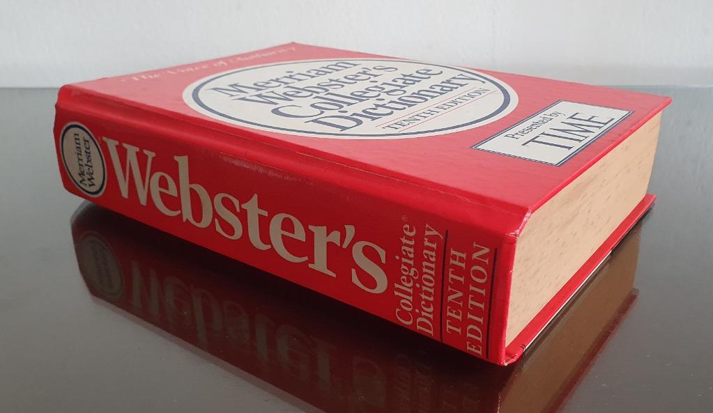 Merriam Webster's Dictionary Hardbound, Hobbies & Toys, Books ...