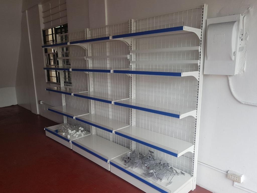 Mesh Type Gondola Rack Grocery / Convenience Shelve, Furniture & Home ...