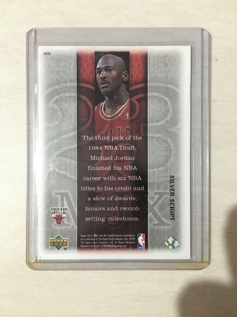 Michael Jordan silver script insert card, Hobbies & Toys, Memorabilia ...