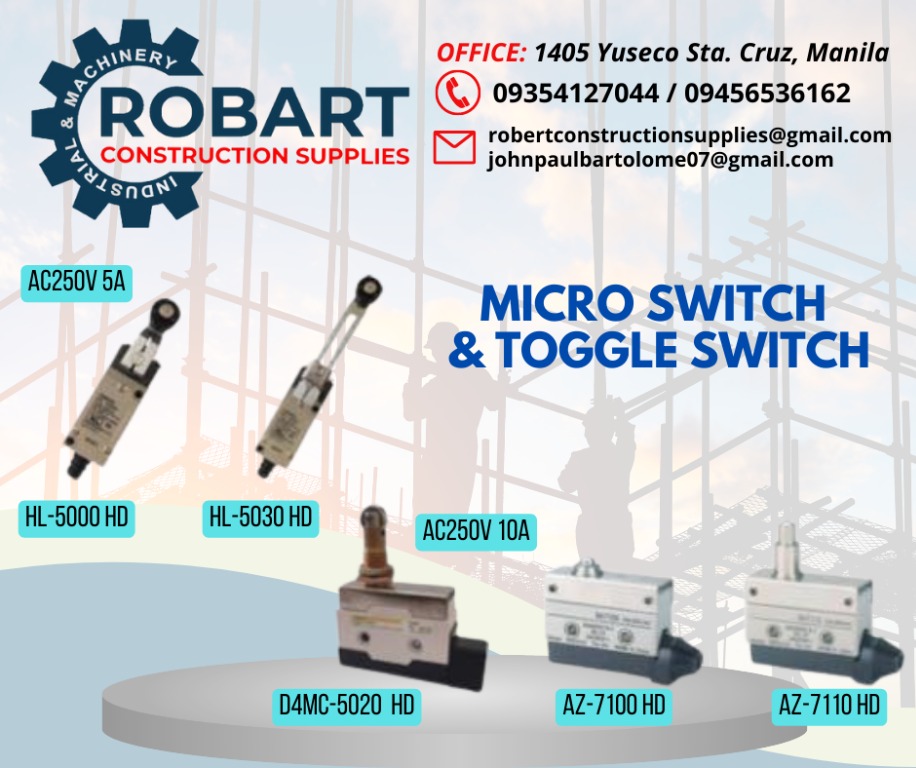 MICRO SWITCH & TOGGLE SWITCH, Commercial & Industrial, Construction ...