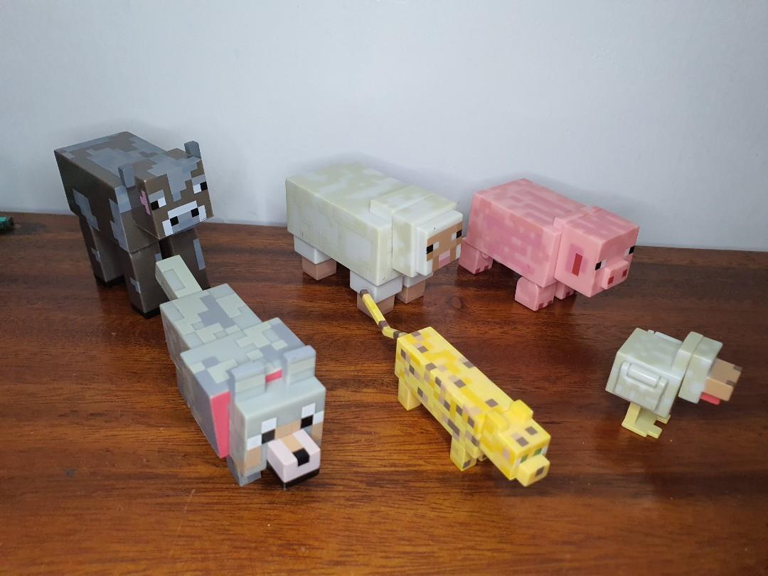MINECRAFT SERIES 2 OVERWORLD Articulated Animal Mobs, Hobbies & Toys ...