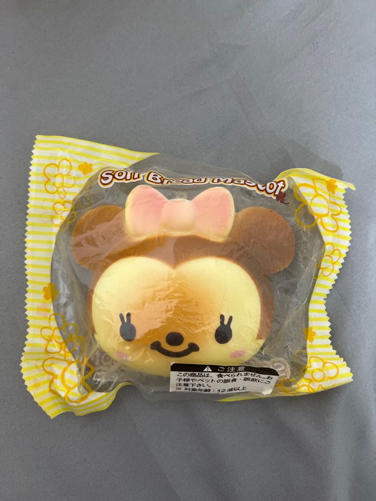 Minnie Mouse Soft Bread Mascot Squishy, Hobbies & Toys, Toys & Games on ...