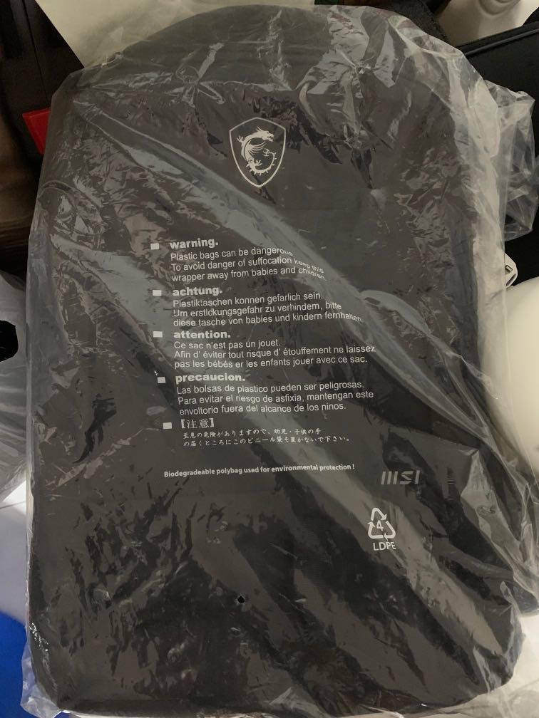 MSI backpack laptop bag, Computers & Tech, Parts & Accessories, Laptop ...