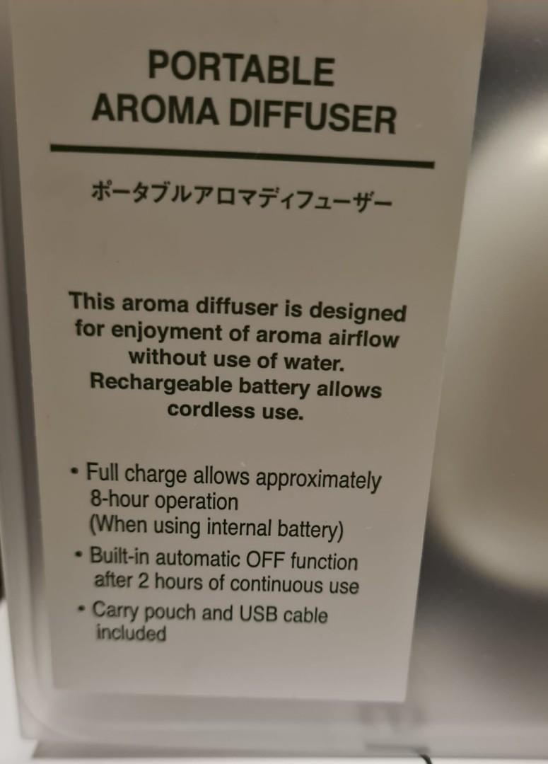 Muji portable diffuser, Furniture & Home Living, Home Fragrance on ...