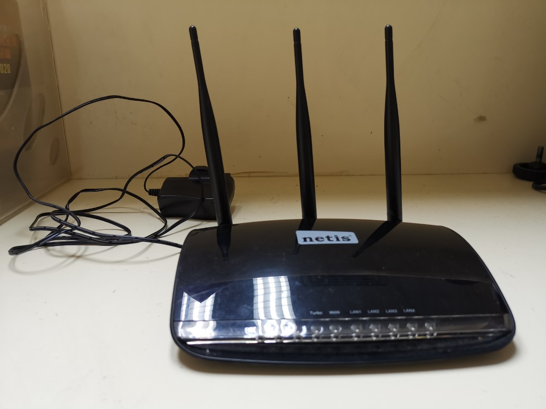 Netis 300Mbps Wireless N High Power Router無線路由器, 電腦＆科技, 電腦周邊及配件, Wifi及 ...