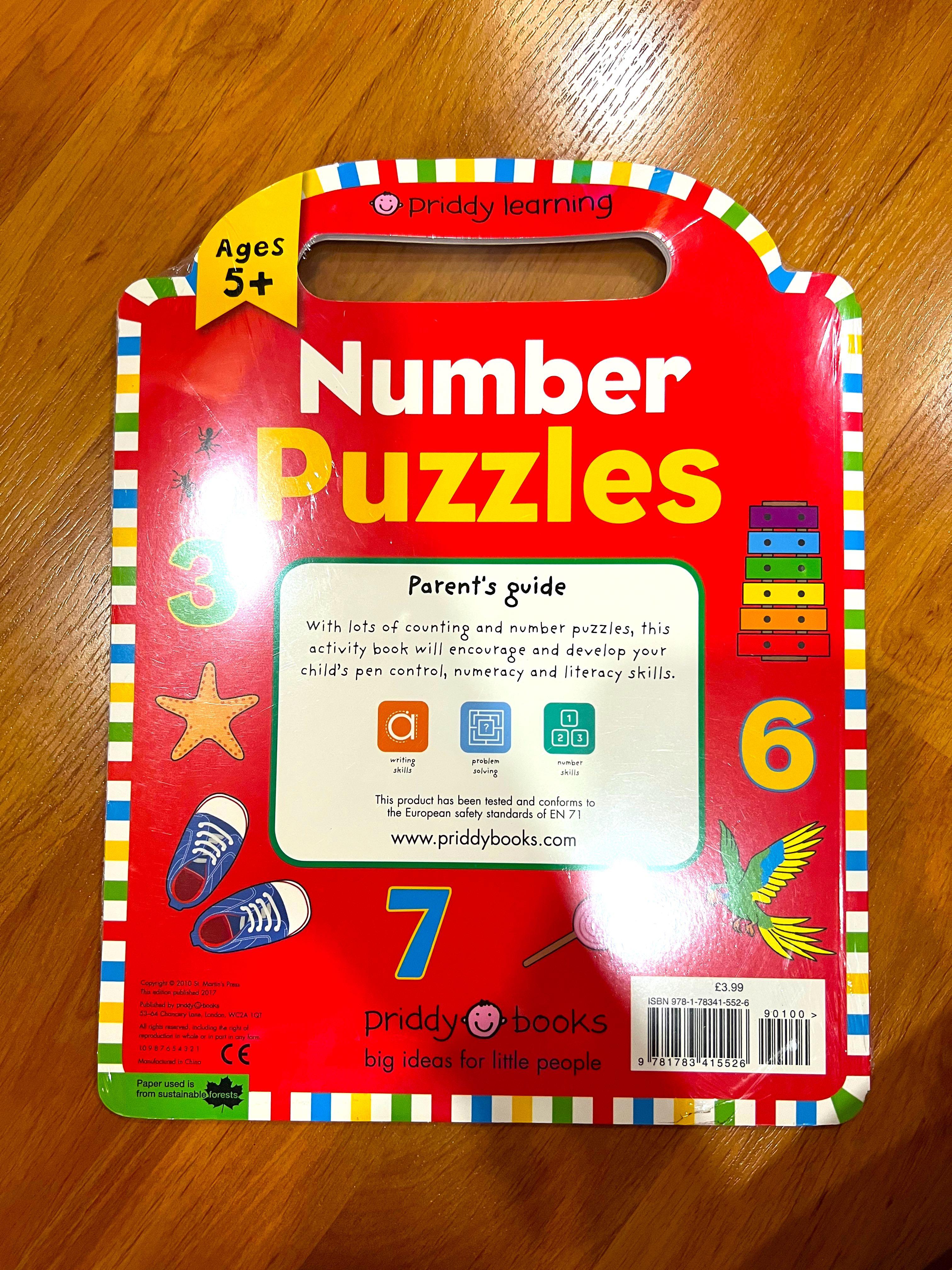 Number Puzzles Carry-Along book, Hobbies & Toys, Books & Magazines ...