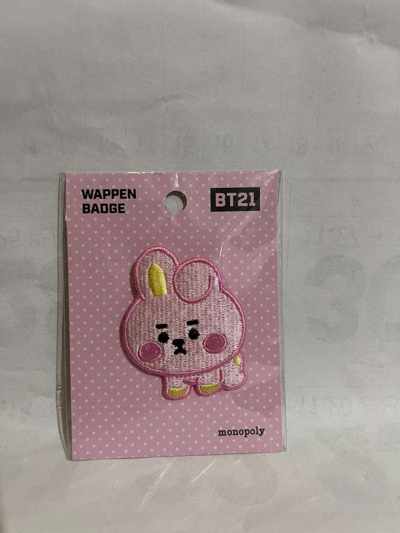On Hand Sealed BT21 Cooky Wappen Badge, Hobbies & Toys, Memorabilia ...