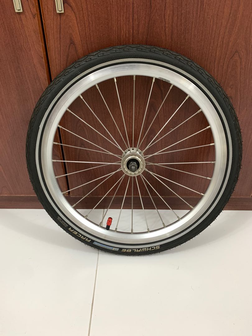 Original Brompton Front wheel set, Sports Equipment, Bicycles & Parts ...