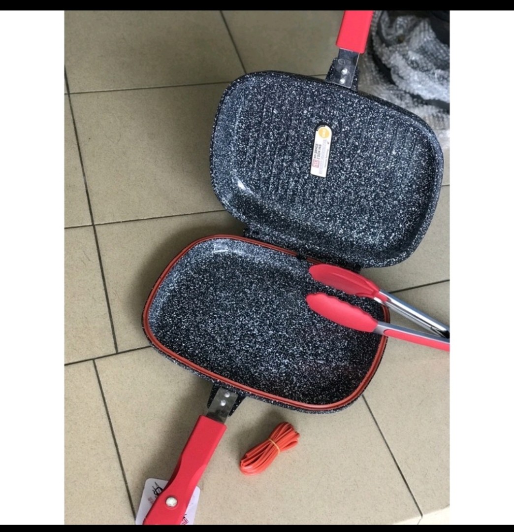 Original Double Ceramic Pan, Furniture & Home Living, Kitchenware ...