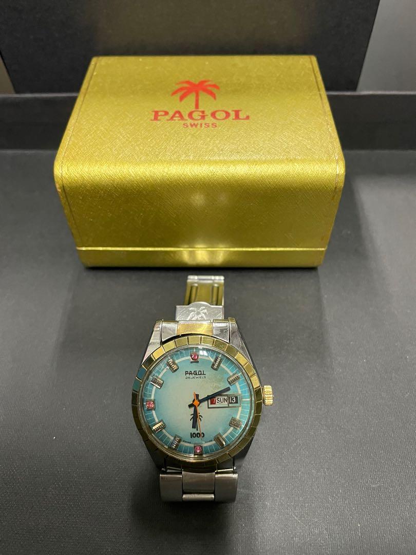 Pagol 1000 Gold, Luxury, Watches on Carousell