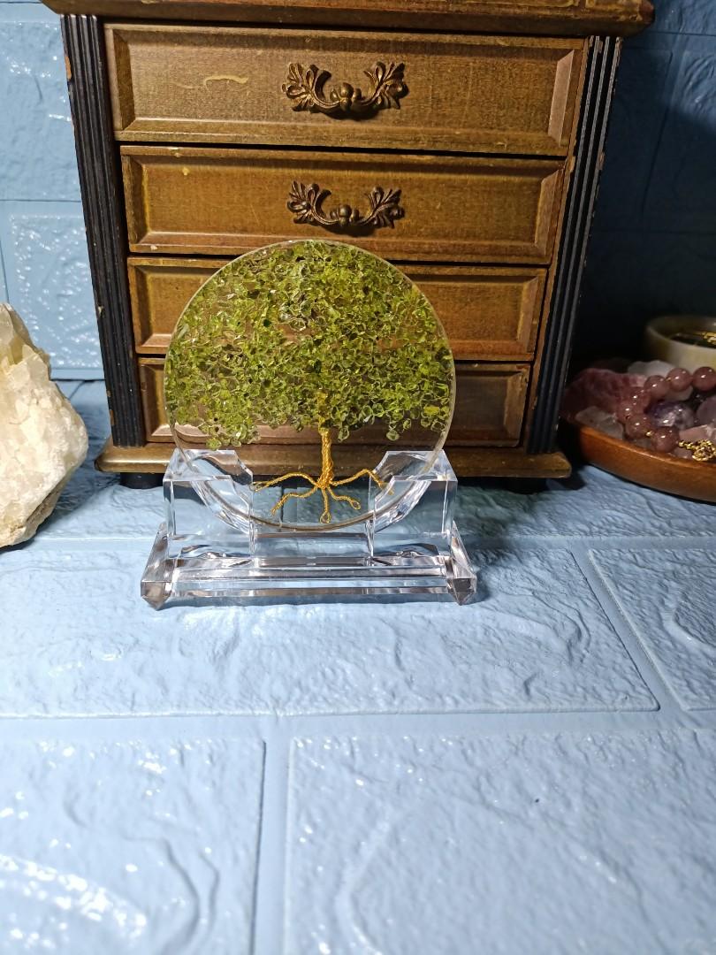 Peridot tree of life decore, Furniture & Home Living, Home Decor, Other ...
