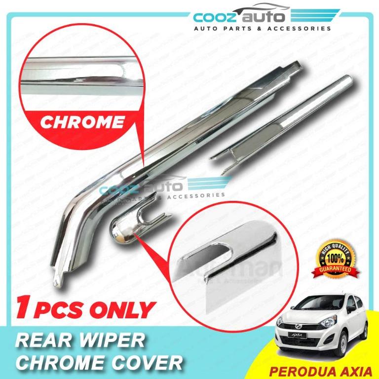 Perodua Axia Chrome Rear Wiper Cover, Auto Accessories on Carousell