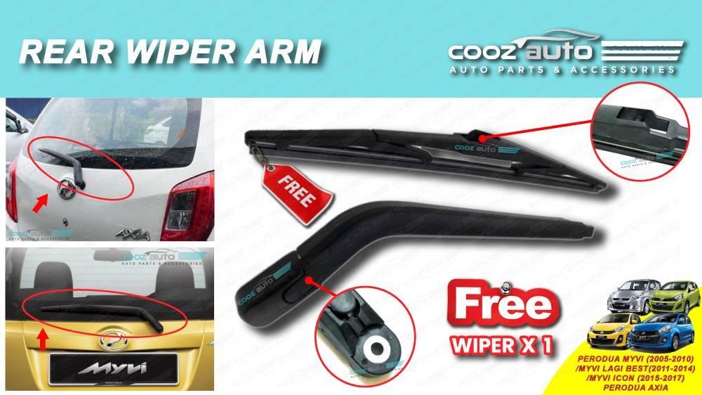Perodua Myvi 2005 - 2017 / Perodua Axia Rear Wiper Arm complete set ...