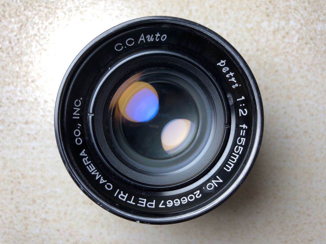 Petri 55mm F2 C.C Auto, Photography, Lens & Kits on Carousell