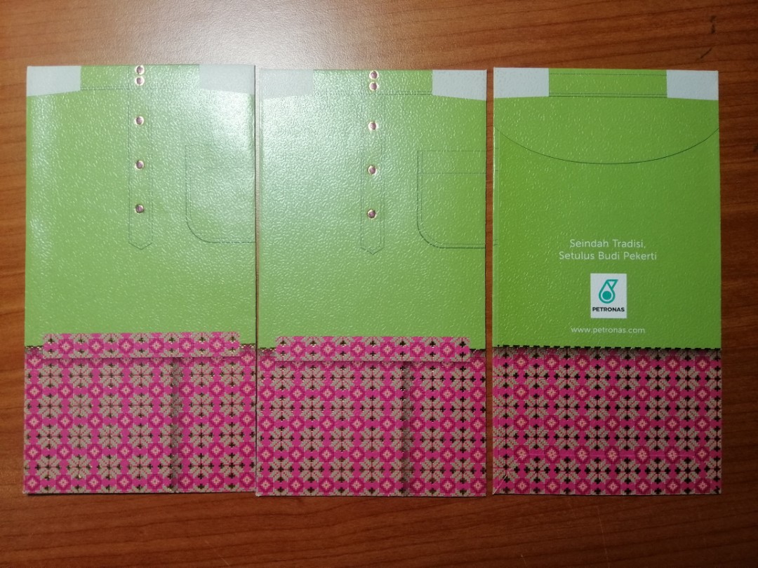 Petronas Sampul raya sdr Green packet, Hobbies & Toys, Collectibles ...