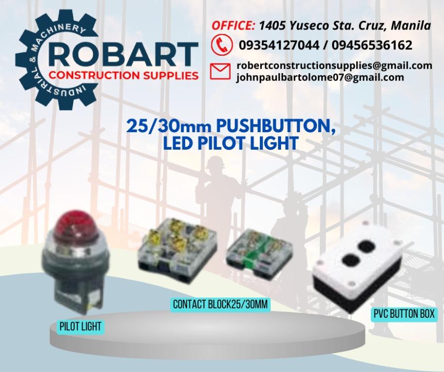 Pilot Light, Contact Block & PVC Button Box, Commercial & Industrial ...