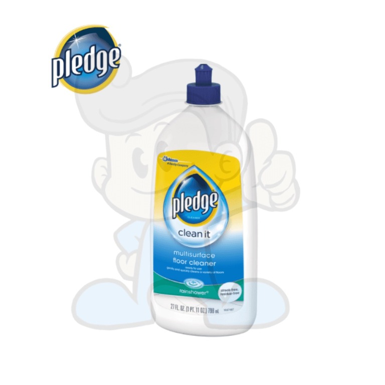 Pledge Multisurface Floor Cleaner, Rainshower Scent Gently and Quickly ...