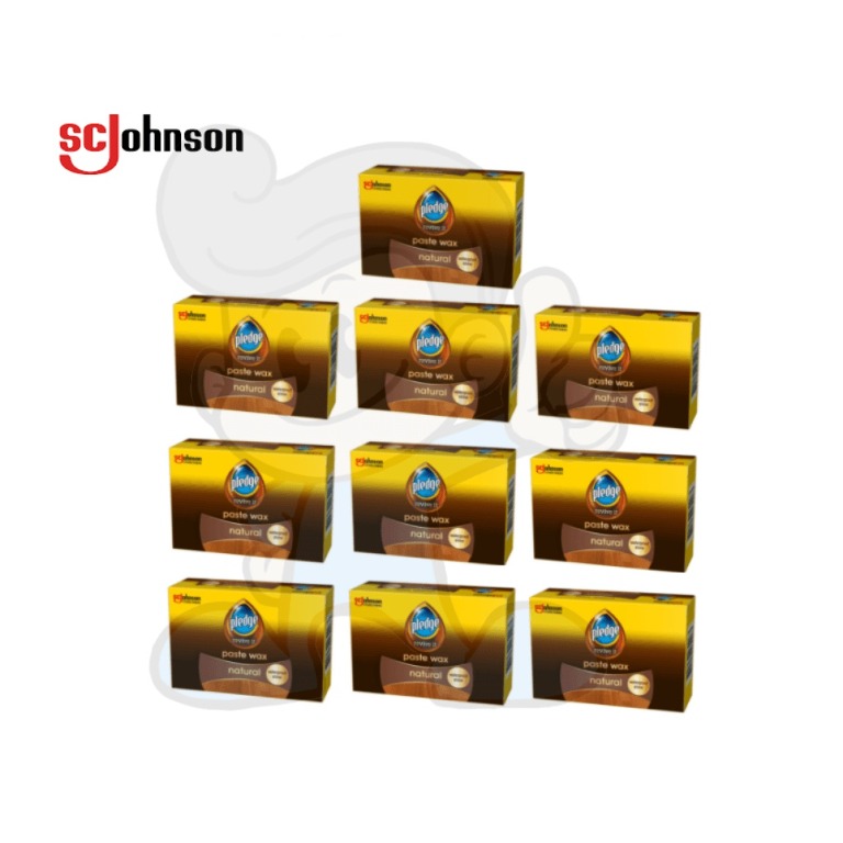 Pledge Revive it Paste Wax Natural, Waterproof Shine (10 x 90g ...