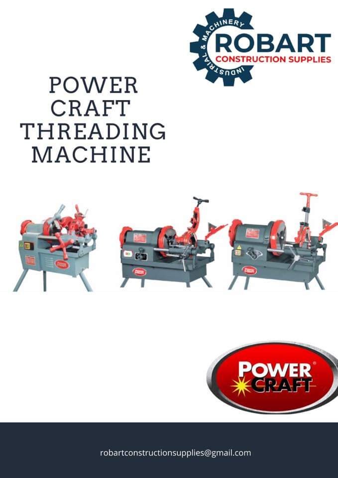 POWER CRAFT THREADING MACHINE PCTM25, PCTM 80, PCTM, 100, Commercial ...