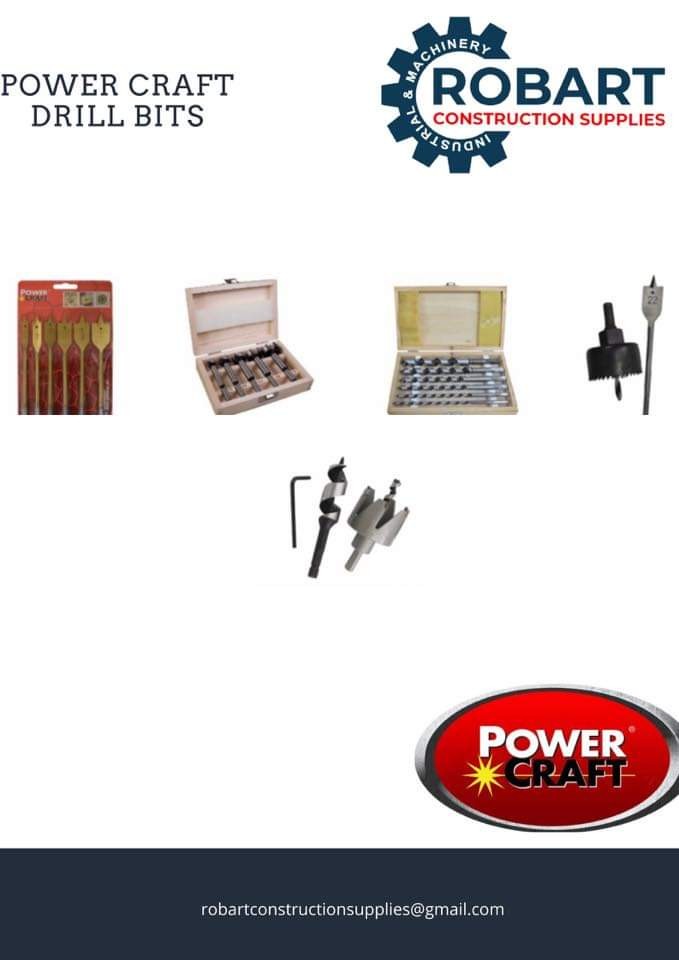POWER CRAFT WOOD POWER BORING BIT SET, Commercial & Industrial ...