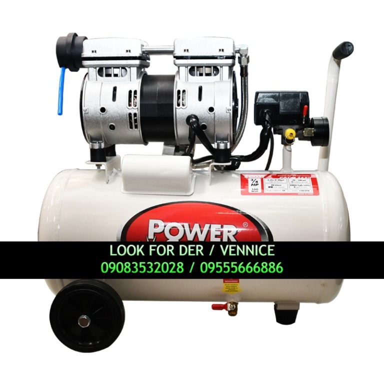 Powercraft Oil Less Air Compressor 3/4 HP PACO 3430, Commercial ...