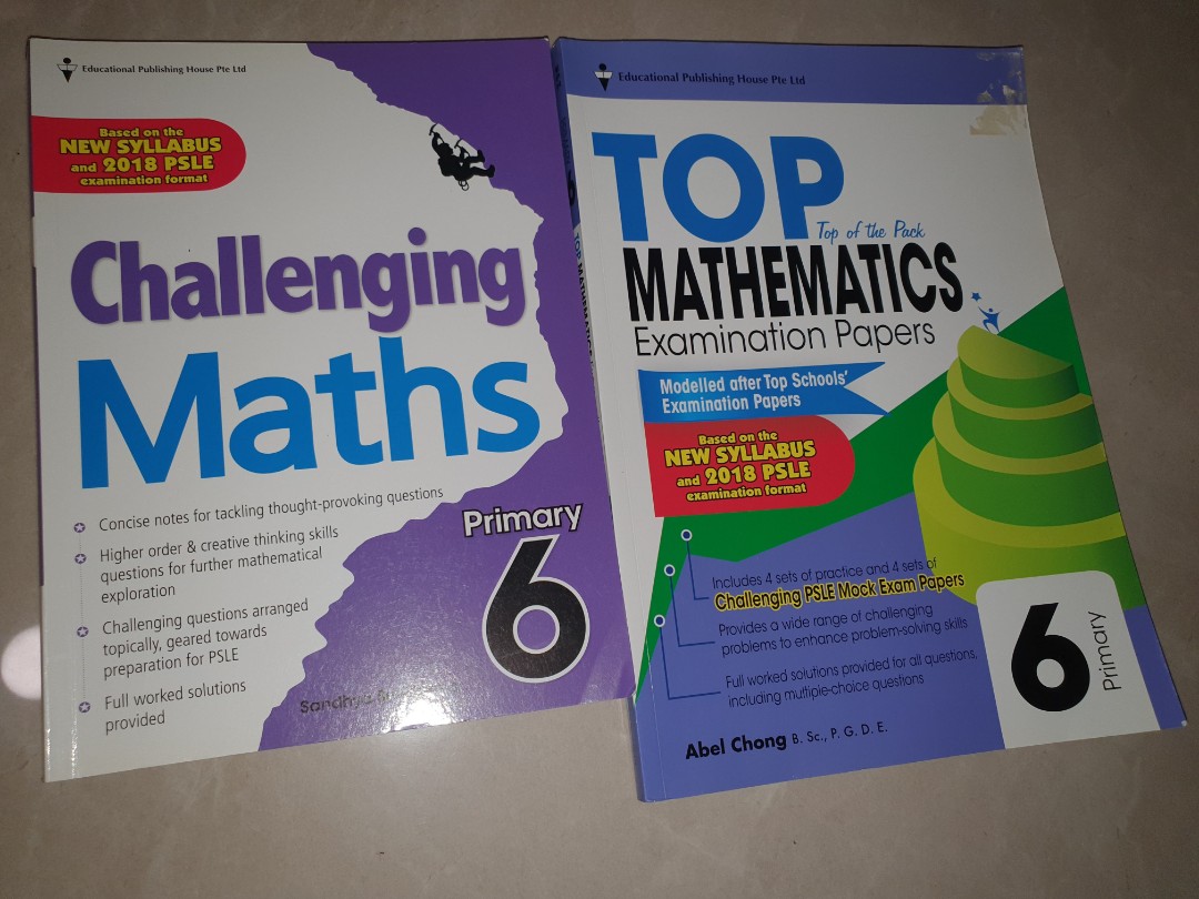 PSLE MATH Primary 6 Math, Hobbies & Toys, Books & Magazines, Assessment ...