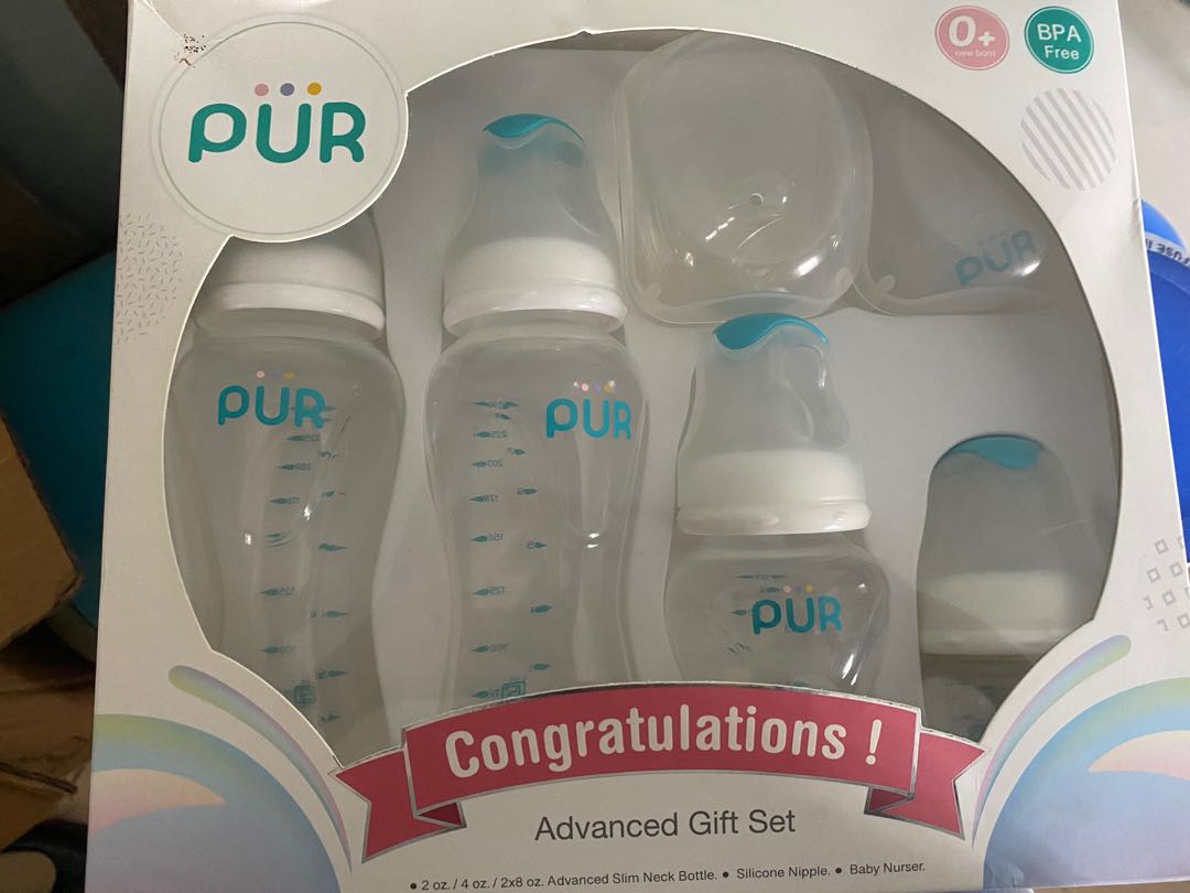 Pur Slim Neck Gift Set, Babies & Kids, Nursing & Feeding, Breastfeeding ...