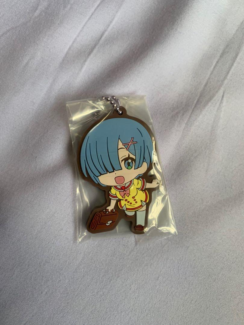 Re:zero keychains Rem Emilia Ram Beatrice Felix, Hobbies & Toys ...