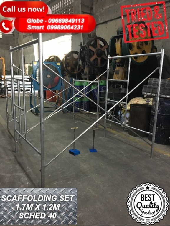 Scaffolding Set 1.7m x 1.2m S40 Standard Quality Material for Formworks ...