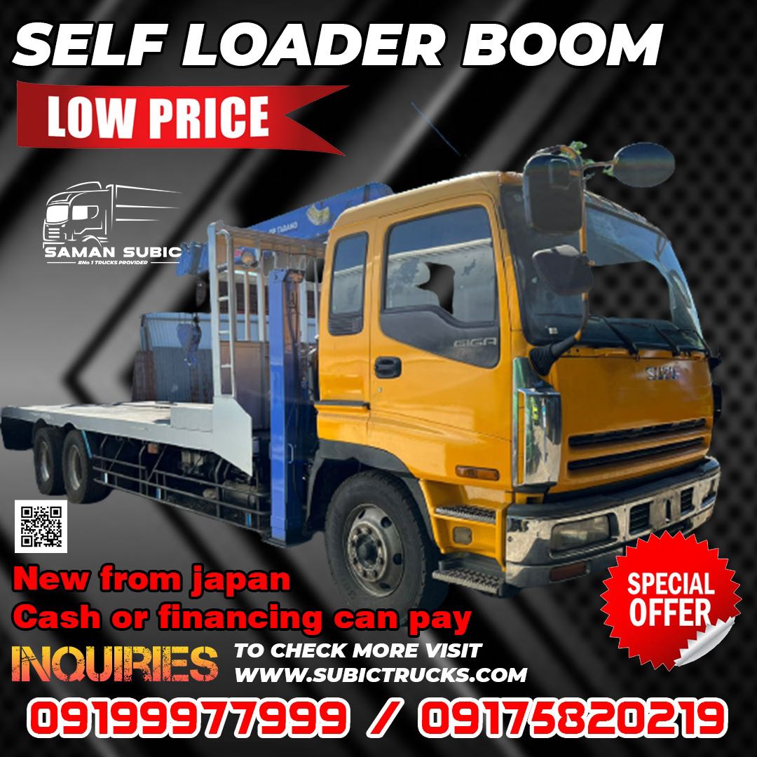 Self Loader with Boom Isuzu, Special Vehicles, Heavy Vehicles on Carousell