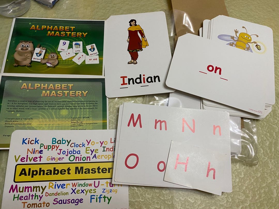 Shichida linking memory and flash cards, Hobbies & Toys, Stationery ...