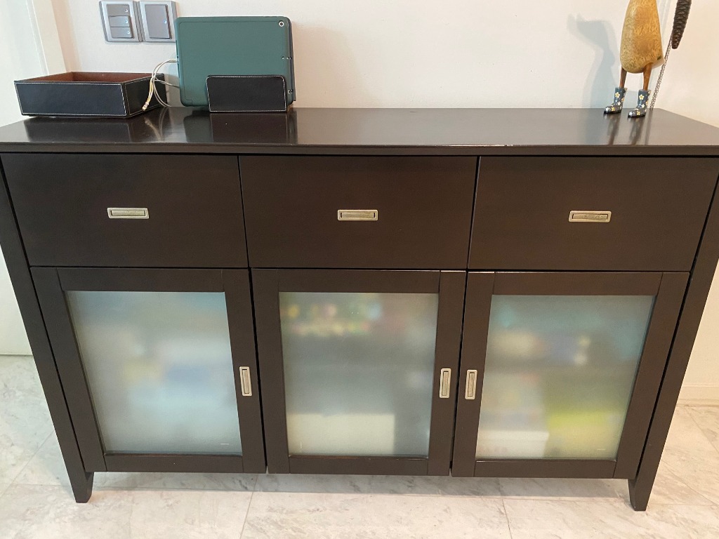 Sideboard with matching hall table and side table, Furniture & Home ...