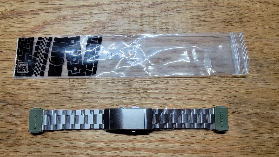 Strapcode/Miltat 20mm straight end Hexad III watch bracelet, Men's ...