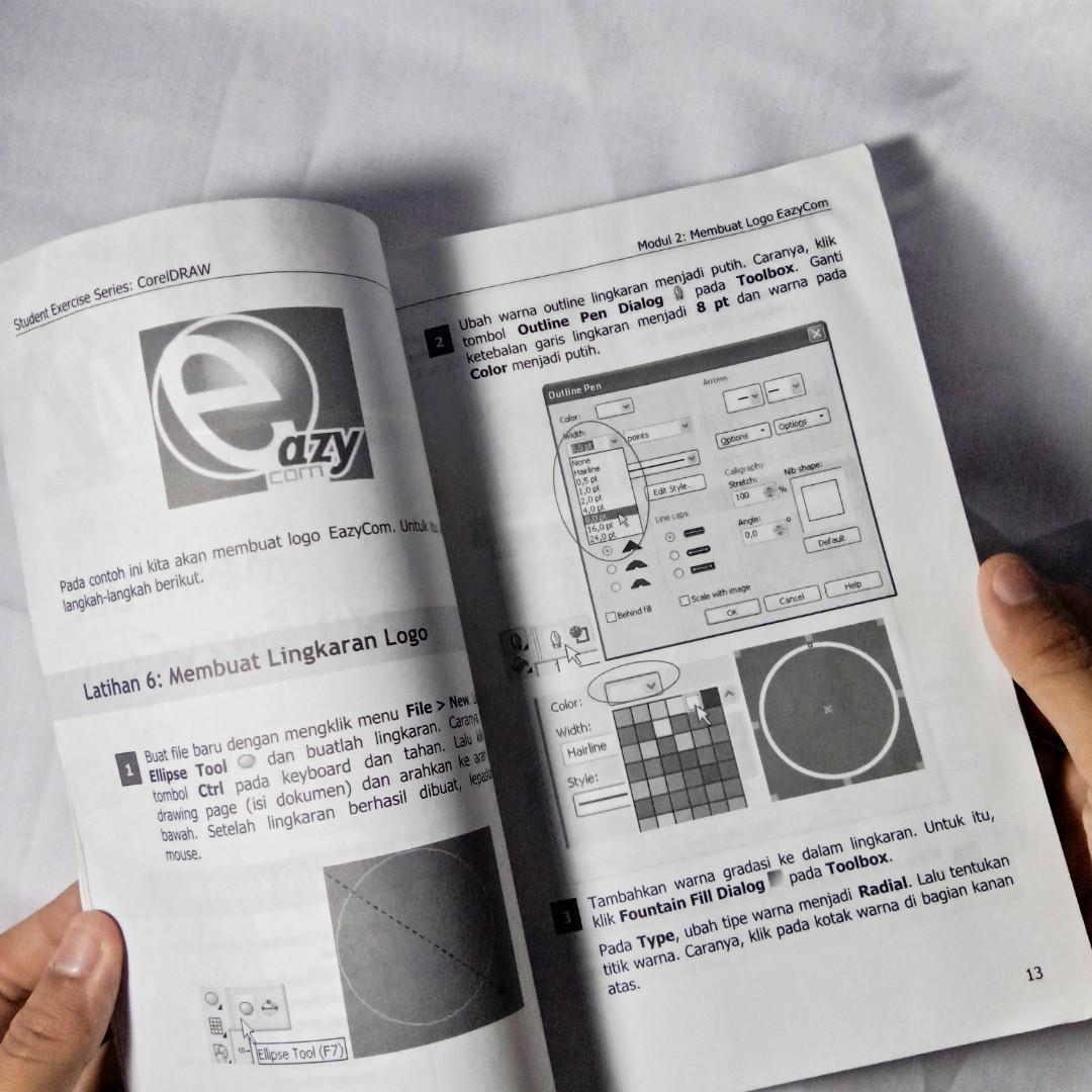 Student exercise series : Coreldraw, Buku & Alat Tulis, Buku di Carousell