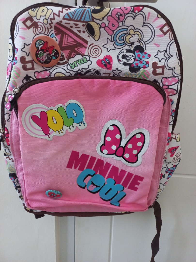 Tas Anak Disney Minnie Mouse, Buku & Alat Tulis, Alat Tulis di Carousell