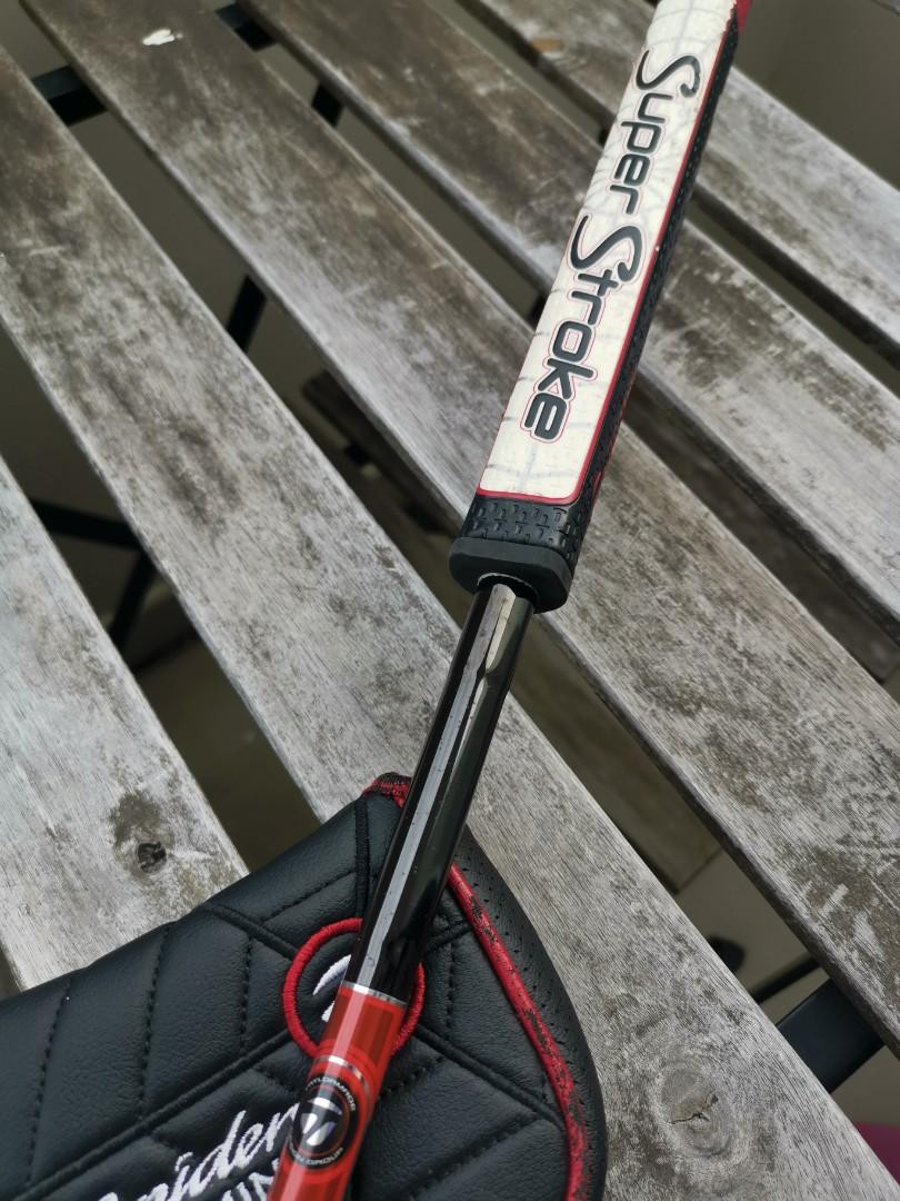 Taylormade Spider Mini Golf Putter with black shaft and Superstroke ...