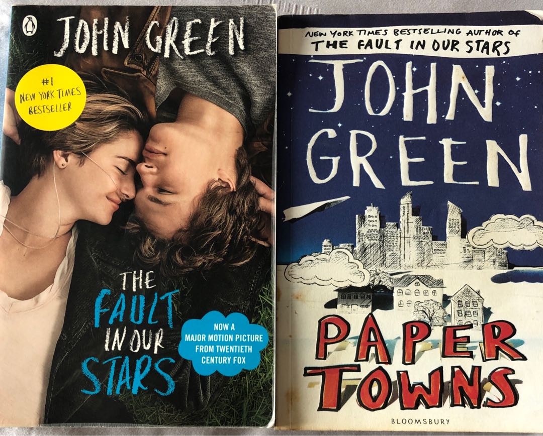 The Fault In Our Stars + Paper Towns, Hobbies & Toys, Books & Magazines ...