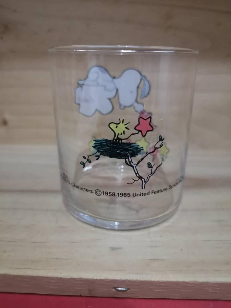 The Peanuts Snoopy & Woodstock Glass Collection, Furniture & Home ...